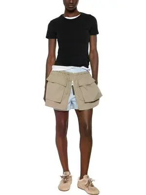 Moschino Patch Pocket Shorts - Neutrals