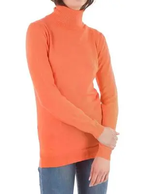 Woolrich Fine Knit Turtleneck Long-sleeve Sweater - Orange