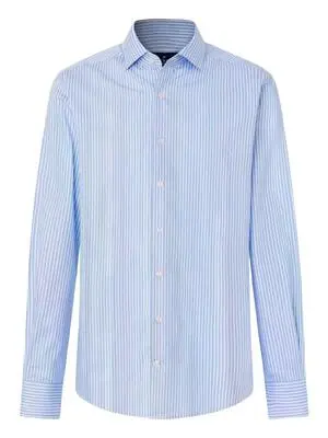 HACKETT LONDON Wide-stripe Shirt - Blue