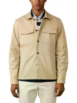 HACKETT LONDON Heritage Shirt Jacket - Neutrals