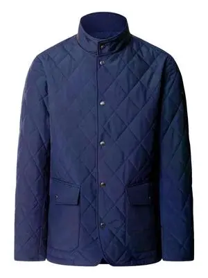 HACKETT LONDON Paddock Diamond-quilted Jacket - Blue