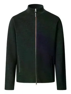 HACKETT LONDON Milano-knit Merino Wool Cardigan - Green