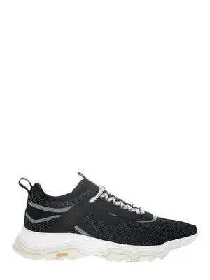 Woolrich Perforated Suede-trim Sneakers - Black