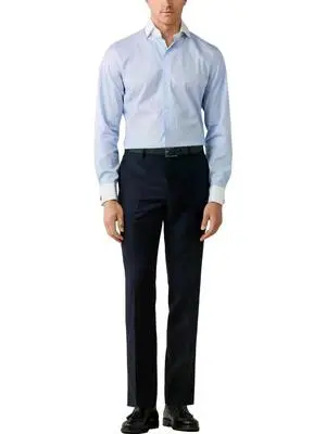 HACKETT LONDON Fine-stripe Shirt - Blue