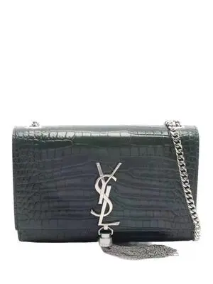 Saint Laurent Kate Tassel Shoulder Bag - Green