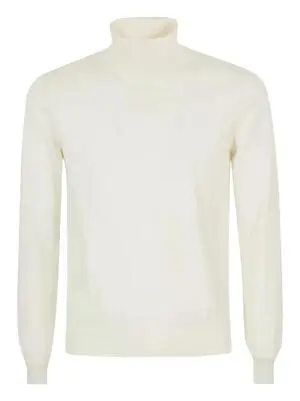 Tagliatore Miles Roll-neck Sweater - Neutrals