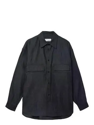 SAGE NATION Vincent Double Flap Pocket Shirt - Blue