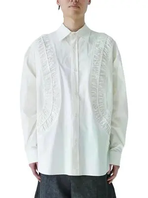 SAGE NATION SAGE NATION Ruched-Panel Shirt