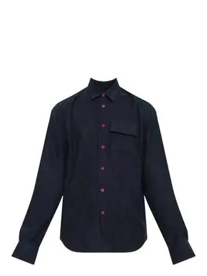Kiton Flap-pocket Button-down Shirt - Blue