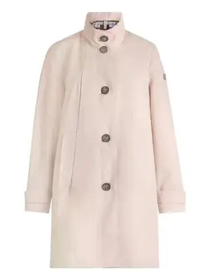 BETTY BARCLAY High-neck Button-up Coat - Neutrals