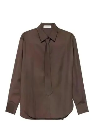 THE FRANKIE SHOP The Frankie Shop Peri Button-Fastening Long-Sleeve Shirt