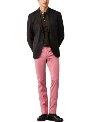 HACKETT LONDON Kensington Slim-fit Trousers - Pink