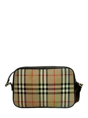 Burberry Haymarket Check Crossbody Bag - Neutrals