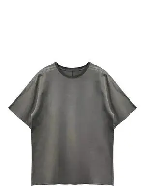 SAN263-1 Taped-seam Cotton T-shirt - Grey