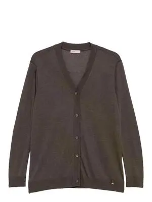 Herno V-neck Button-up Cardigan - Brown