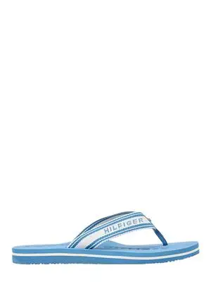Tommy Hilfiger Logo-webbing Flip-flops - Blue