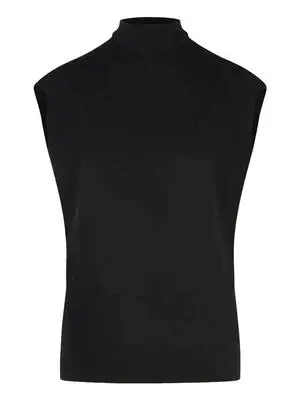 Simkhai High-neck Sleeveless Top - Black