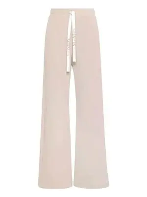 Max Mara Drawstring Waist Wide-leg Track Pants - Neutrals
