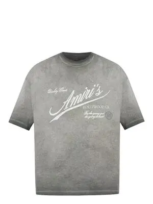 Amiri Logo-print T-shirt - Grey