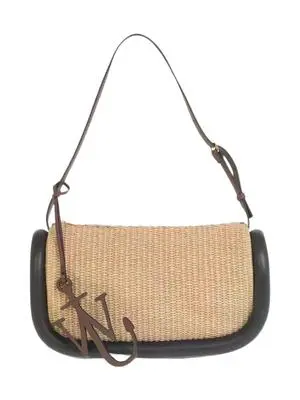 JW Anderson Bumper Raffia Shoulder Bag - Neutrals