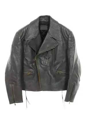 Prada Quilted-lining Biker Jacket - Black