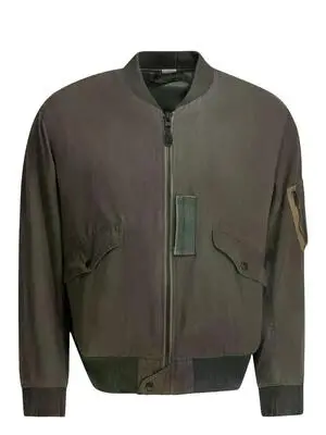 A.PRESSE L-2b Zip-up Bomber Jacket - Brown