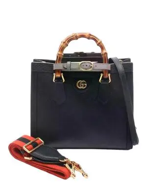 Gucci Small Diana Two-way Tote Bag - Black