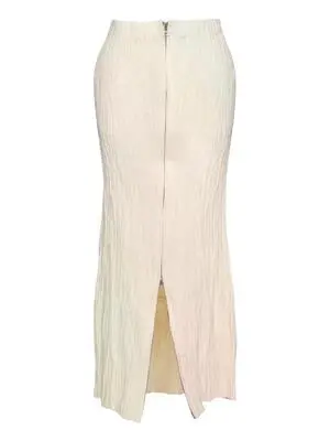 MULLER OF YOSHIOKUBO Zip-front Maxi Skirt - Neutrals