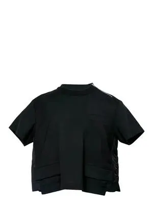 Sacai Zip-detail T-shirt - Black