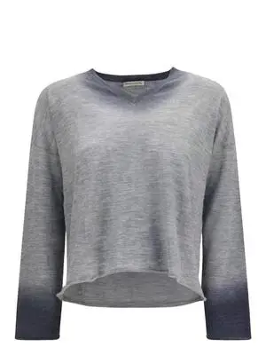 MIRROR IN THE SKY Indra Gradient-effect Cashmere Sweater - Grey