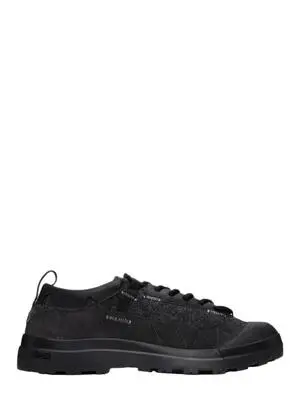 RANRA RANRA Black Lace-Up Low Sneakers