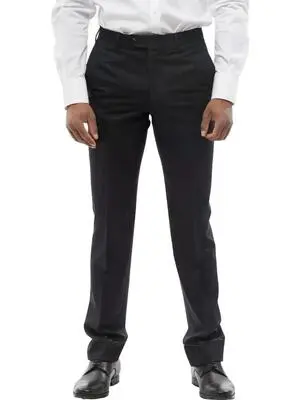 Corneliani Mantua Wool Trousers - Black
