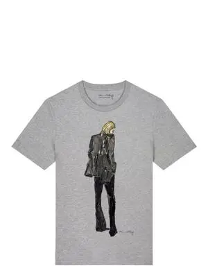 UN-ARTIG Graphic-print T-shirt - Grey