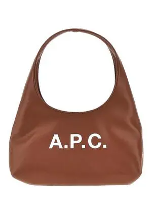 A.p.c. A.P.C. "Ninon Baby" Faux Leather Tote Bag Black