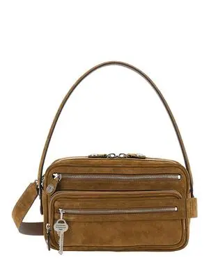 Acne Studios Suede Crossbody Bag - Multicolor