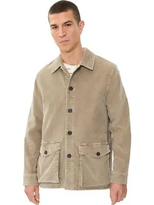 Officine Générale Suny Washed Cotton Corduroy Jacket - Faded Ginger
