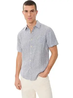 ALEX CRANE Ola Button Down Shirt - Lines
