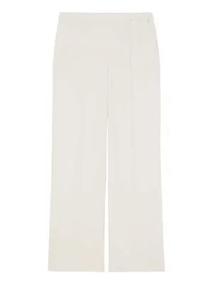 Marina Rinaldi Wide-leg Tailored Trousers - Neutral