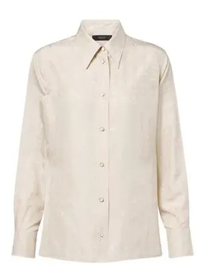Gucci Silk Jacquard Shirt - White