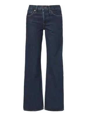 AGOLDE Low Rise Loose Wide-leg Jeans In Vanta - Blue