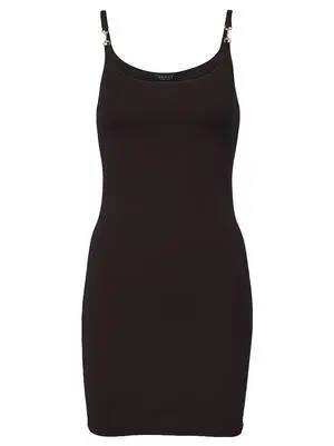 Gucci Horsebit Crêpe Jersey Mini Dress - Brown