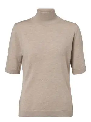 Max Mara Wool High-neck Sweater - Beige