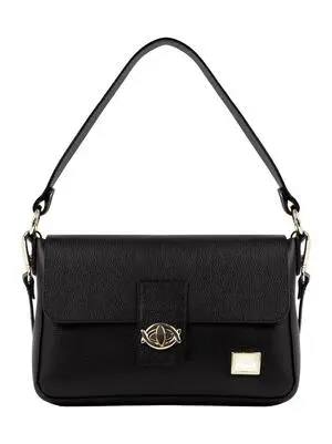CAVALINHO Muse 556 Pebbled Leather Handbag - Black