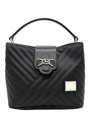 CAVALINHO Quilted Leather Handbag - Black