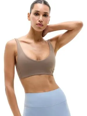Athleta Studio Still Bra A-C Umber
