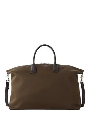 Saint Laurent Bowling Cotton-canvas Weekend Bag - Green