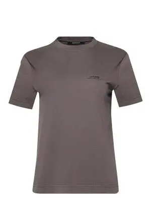 Jacquemus Grosgrain Logo T-shirt - Brown