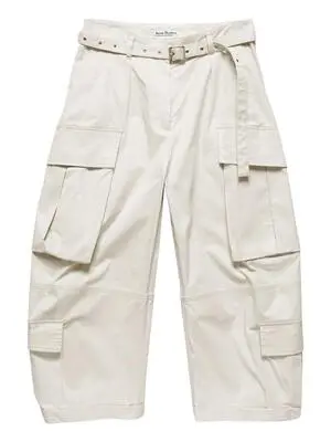 Acne Studios Belted Cargo Trousers - Grey