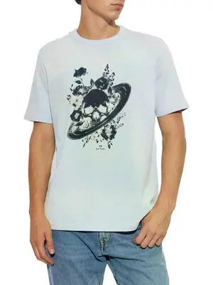 Paul Smith Skull-print T-shirt - Blue