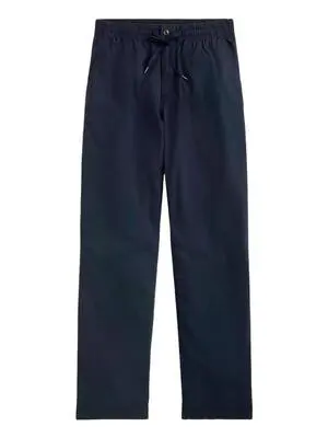 Polo Ralph Lauren Seersucker Button-fastening Trousers - Blue